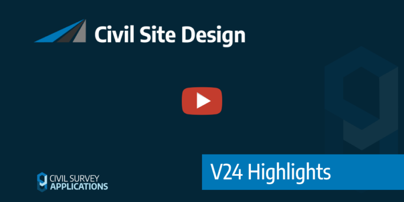 New Features In Civil Site Design V24 • Civil Site Design